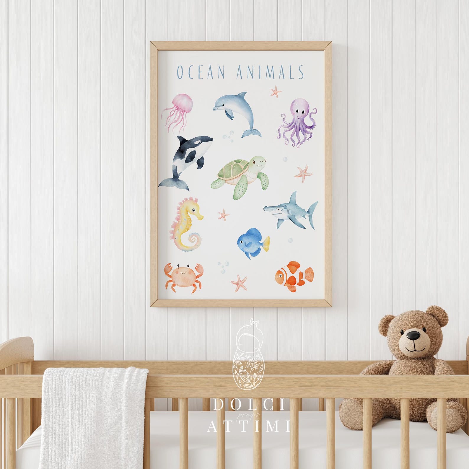Ocean Animals Flashcards - Educational Printable Cards for Kids ...