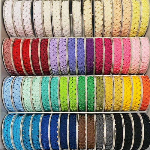 Half Inch Black and White Gingham Ric Rac by the Yard Gingham - Etsy