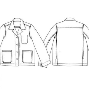 The Ottoline Shirt Jacket Sewing Pattern UK 6-18 - Merchant & Mills - Etsy