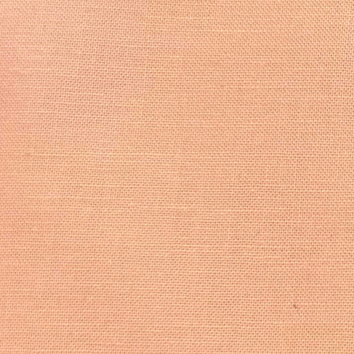 Peach Plain Cotton Fabric Robert Kaufman Kona Fabric - Etsy