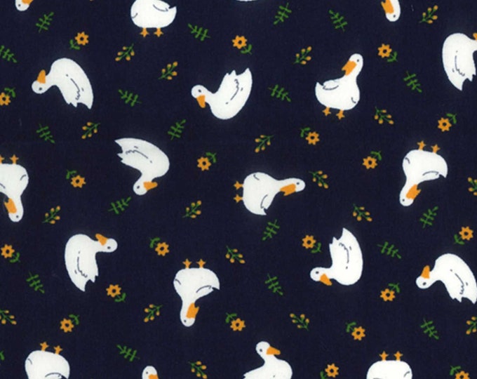 Toile Blue Duck Fabric, Fat Quarter, by the Yard, Toile Fabric, Duck ...