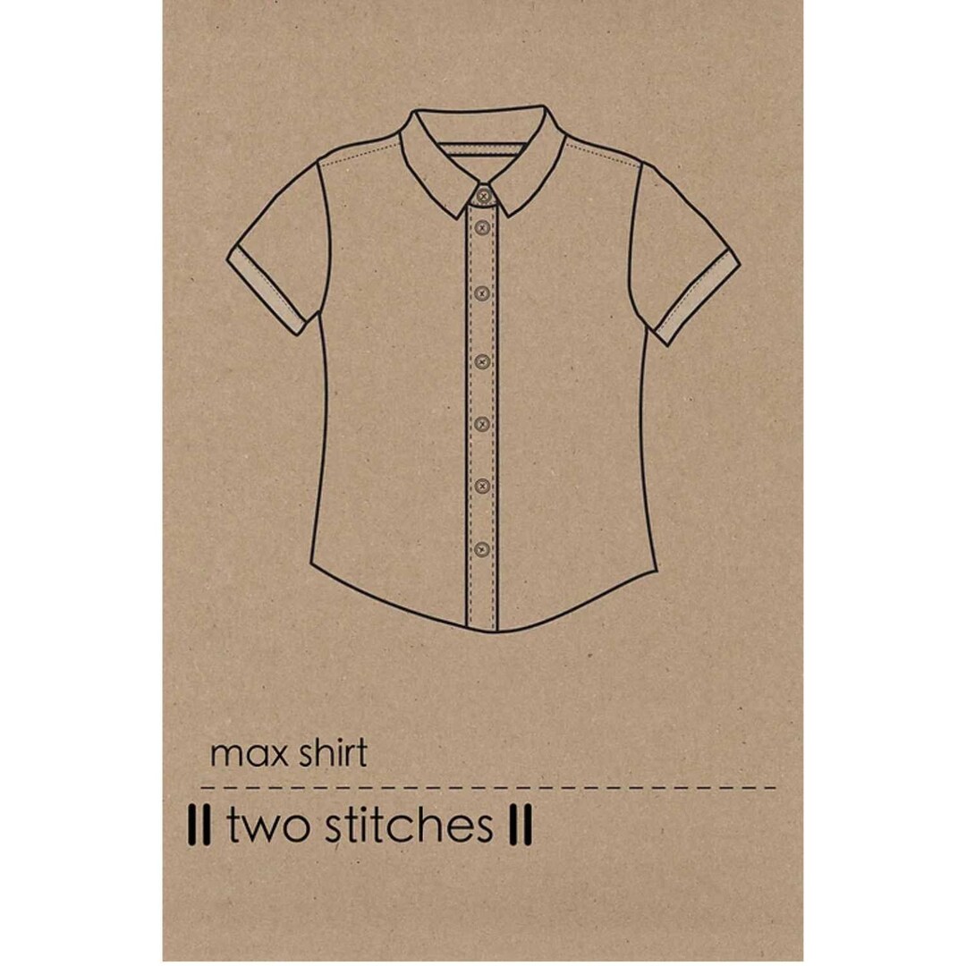 Kids Max Shirt Sewing Pattern - Two Stitches - Etsy