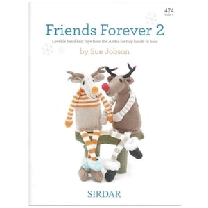 Sirdar Friends Forever 2 Hand Knit Toys Knitting Pattern Booklet 474 - Etsy