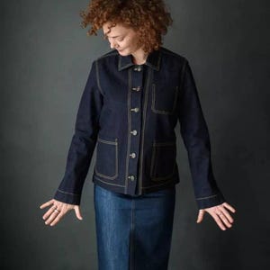 The Ottoline Shirt Jacket Sewing Pattern UK 6-18 - Merchant & Mills - Etsy