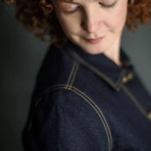 The Ottoline Shirt Jacket Sewing Pattern UK 6-18 - Merchant & Mills - Etsy