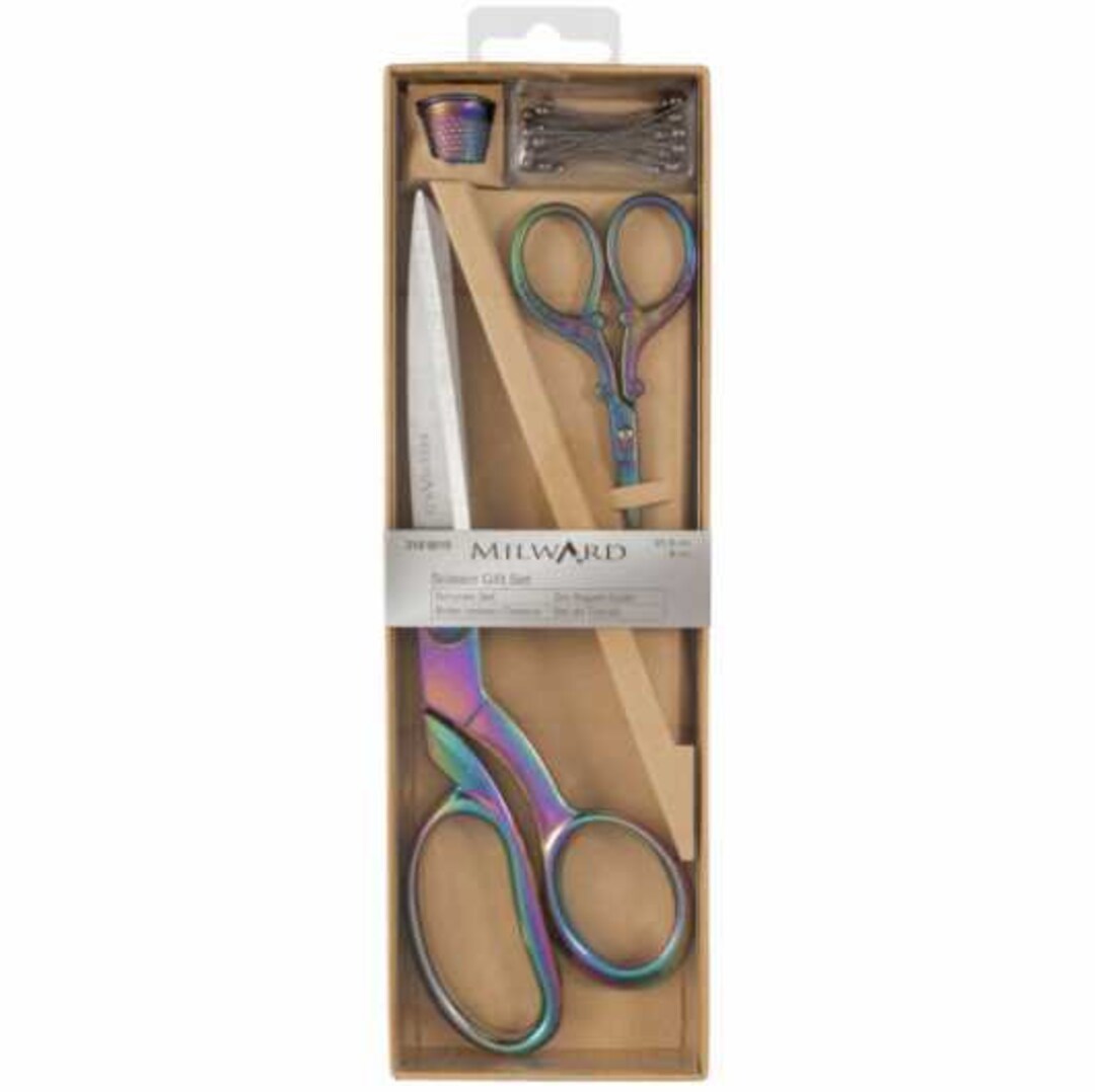 Rainbow Scissor Gift Set - Etsy