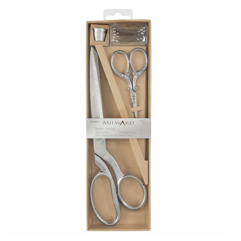Silver Scissor Gift Set - Etsy
