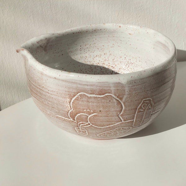 Matcha Bowl With Spout - Etsy