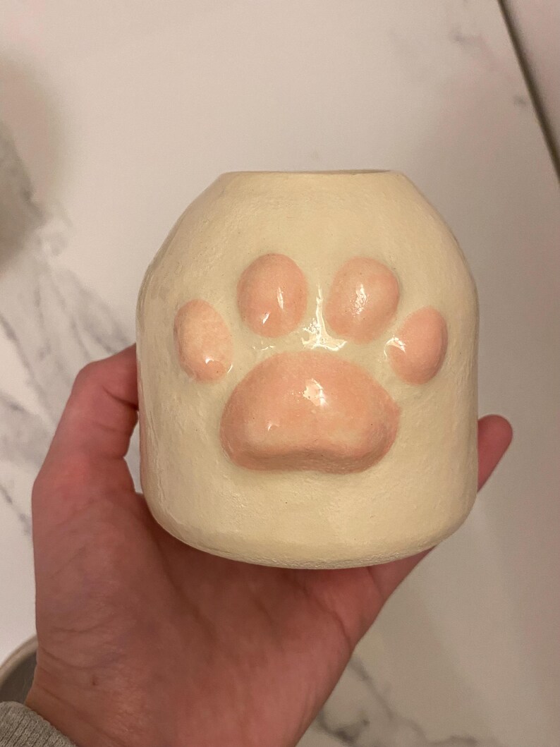 Cat Paw Mini Vase, Small Ceramic Vase - Etsy