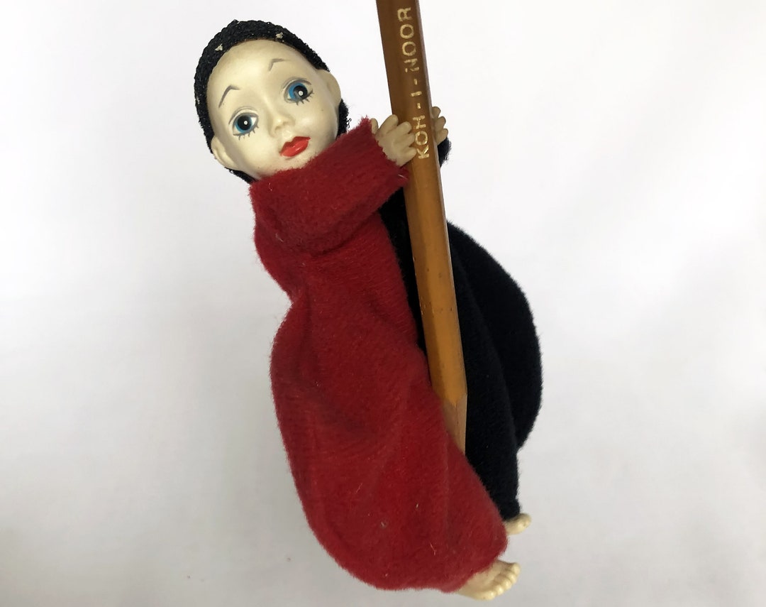 Clown Pierrot Clamp Toy Vintage - Etsy