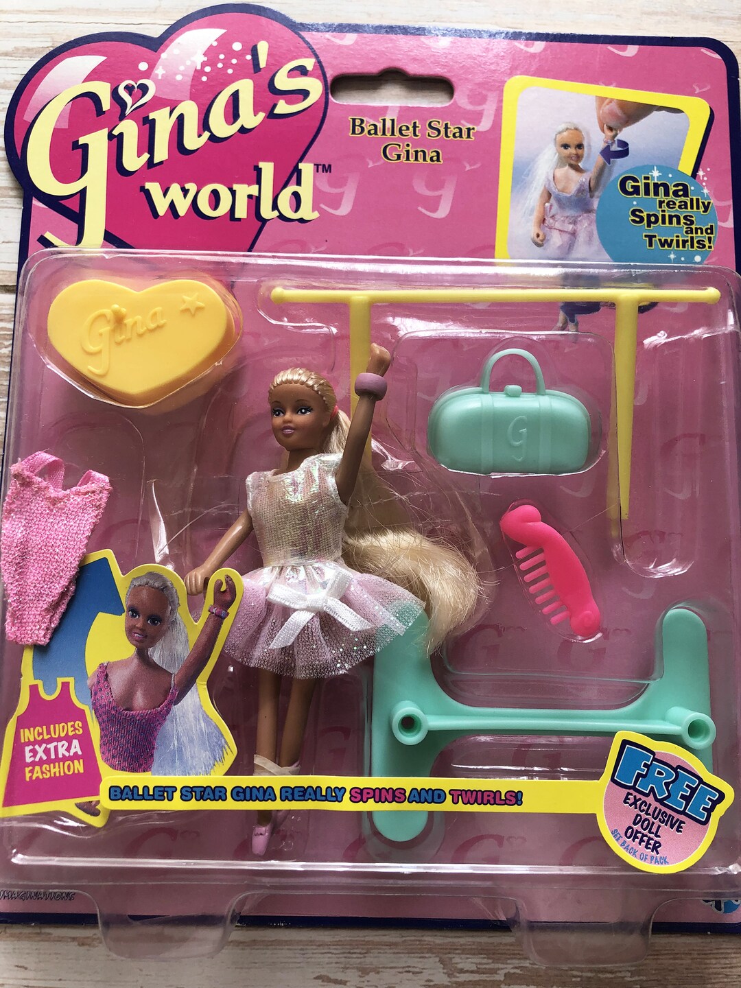 Vintage Doll, Gina's World, Ballet Star Gina, Miniature - Etsy