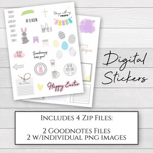 Digital Stickers | Easter | Love My Peeps Stickers for Digital Planners ...