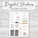 Digital Stickers | Thanksgiving Stickers for Digital Planners - Etsy