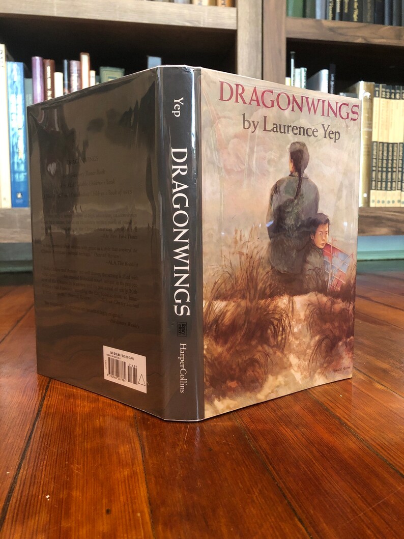 Dragonwings by Laurence Yep signed with a dragon doodle by | Etsy