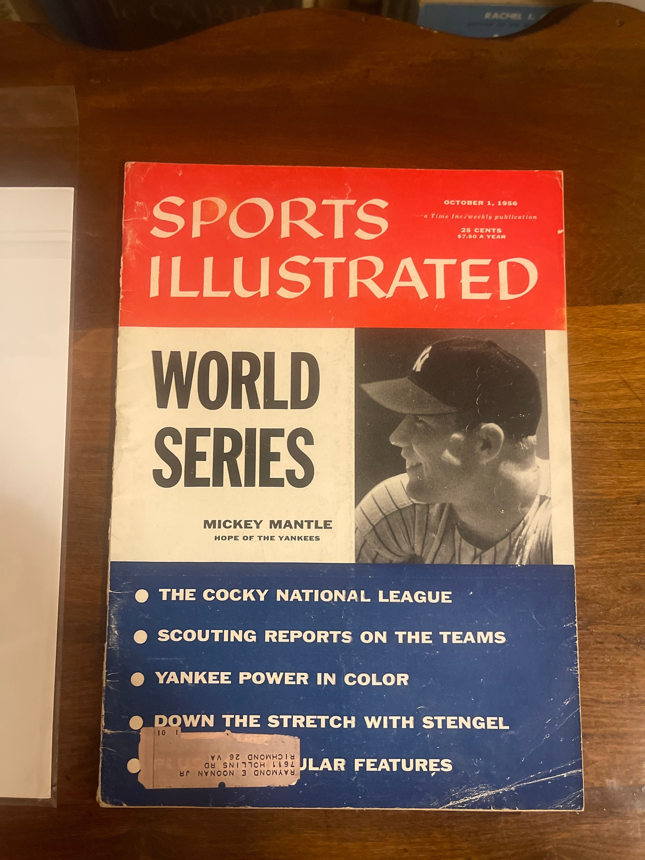 Sports Illustrated Weekly Magazine, October 1, 1956, Volume 5, Number ...