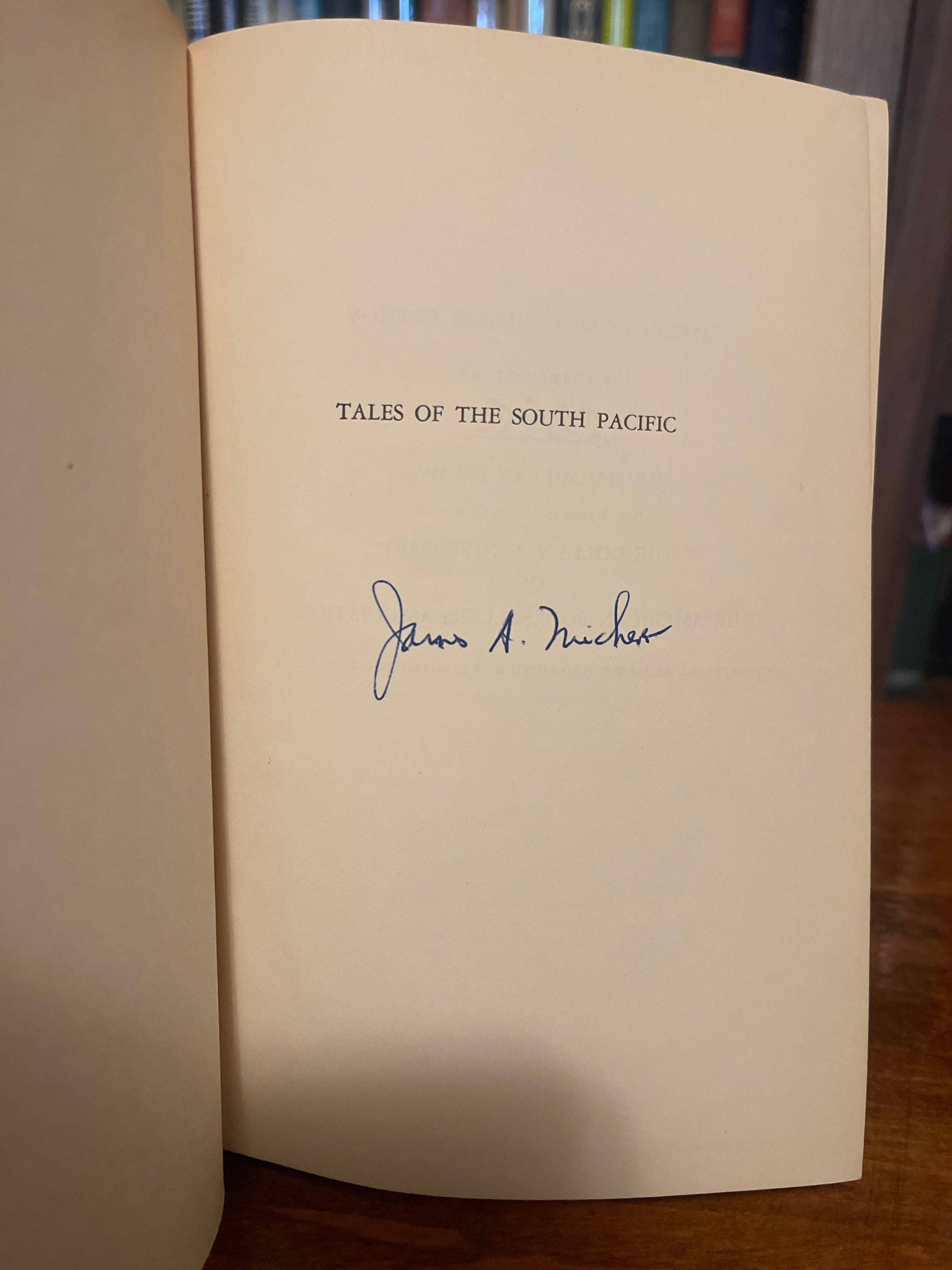 Tales of the South Pacific by James A. Michener Limited - Etsy UK