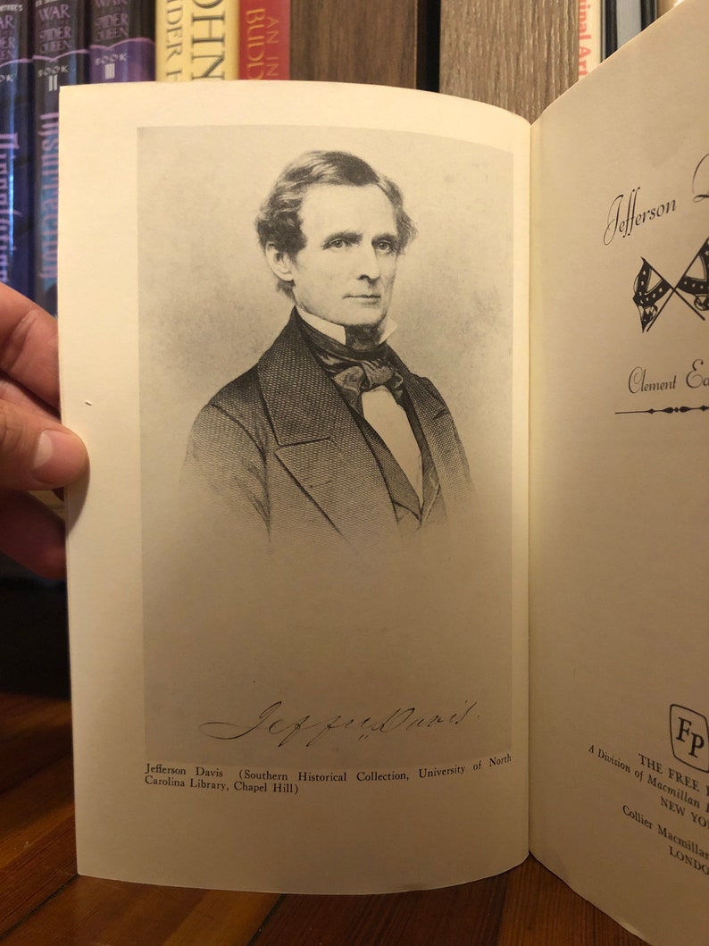 Jefferson Davis by Clement Eaton, the Free Press, First Softcover ...