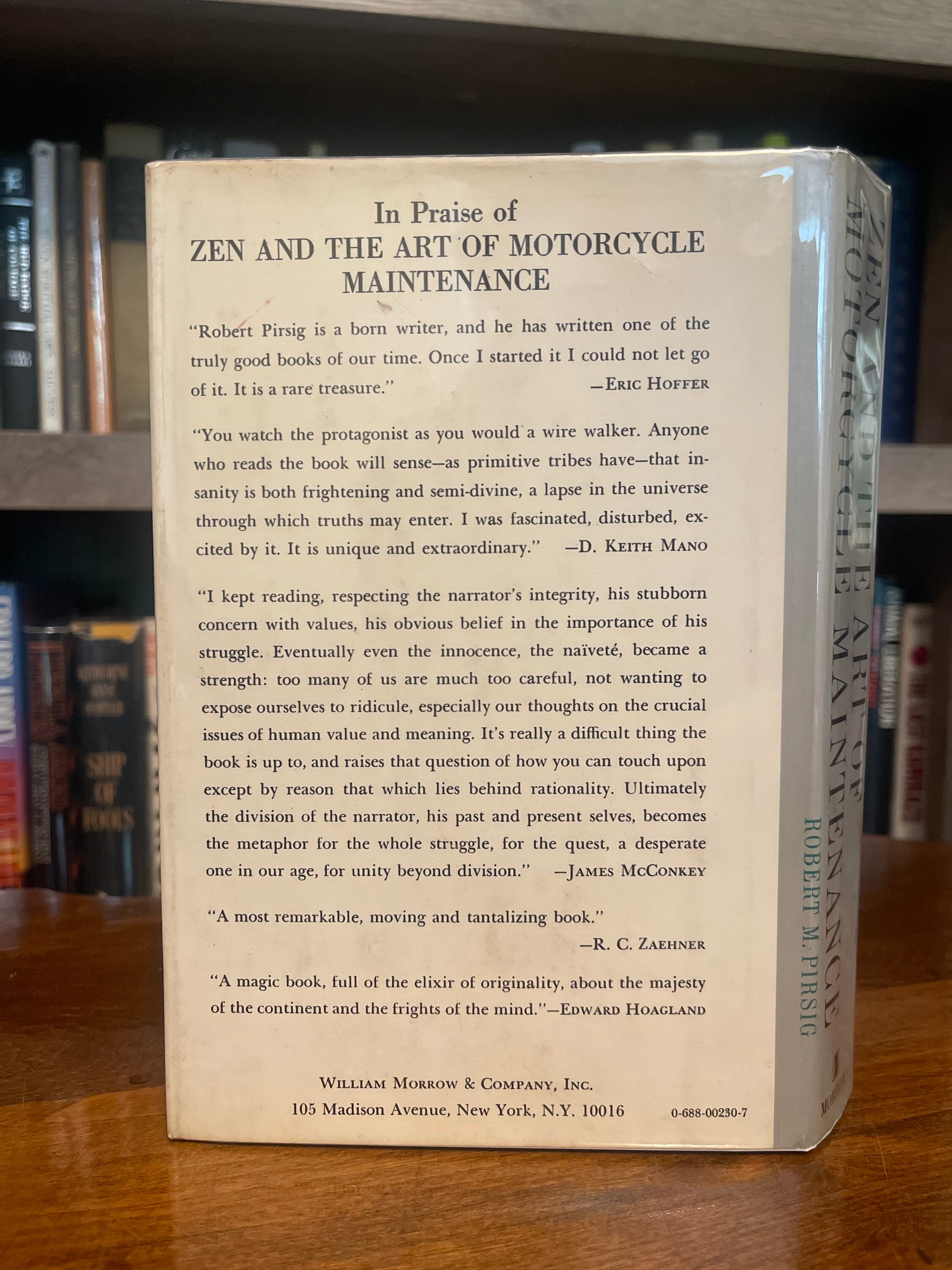 Zen and the Art of Motorcycle Maintenance: an Inquiry Into Values by ...