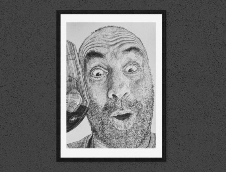 Printable Art, Joe Rogan, Pencil Portrait Black White, Fine Art, Wall ...