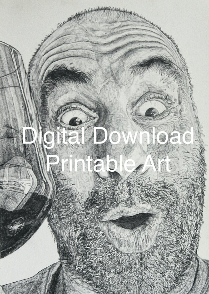 Printable Art, Joe Rogan, Pencil Portrait Black White, Fine Art, Wall ...