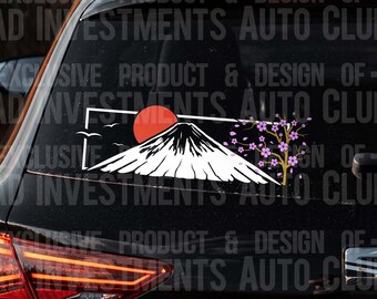 SAKURA TREE Cherry Blossom JDM Vinyl Sticker Decal - Etsy