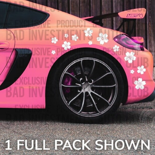 Cherry Blossom Car Decal Side Graphics Flower Decals Vinyl - Etsy