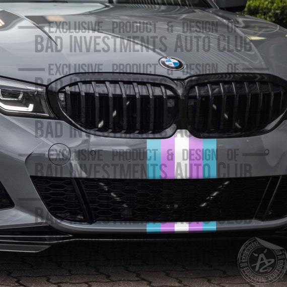 Rally Fast Car Decal Kit Mini Racing Stripes Pride Stripes Flag Car ...