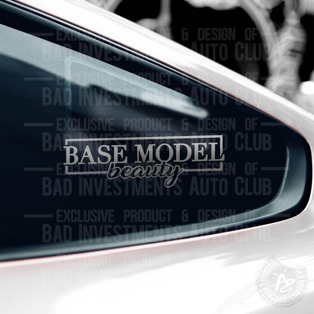Base Model Sticker, JDM Stickers, Vinyl Decal, Car Decal Accessories ...