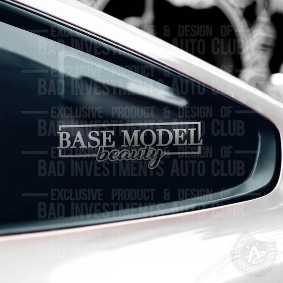 Base Model Sticker JDM Stickers Vinyl Decal Car Decal - Etsy