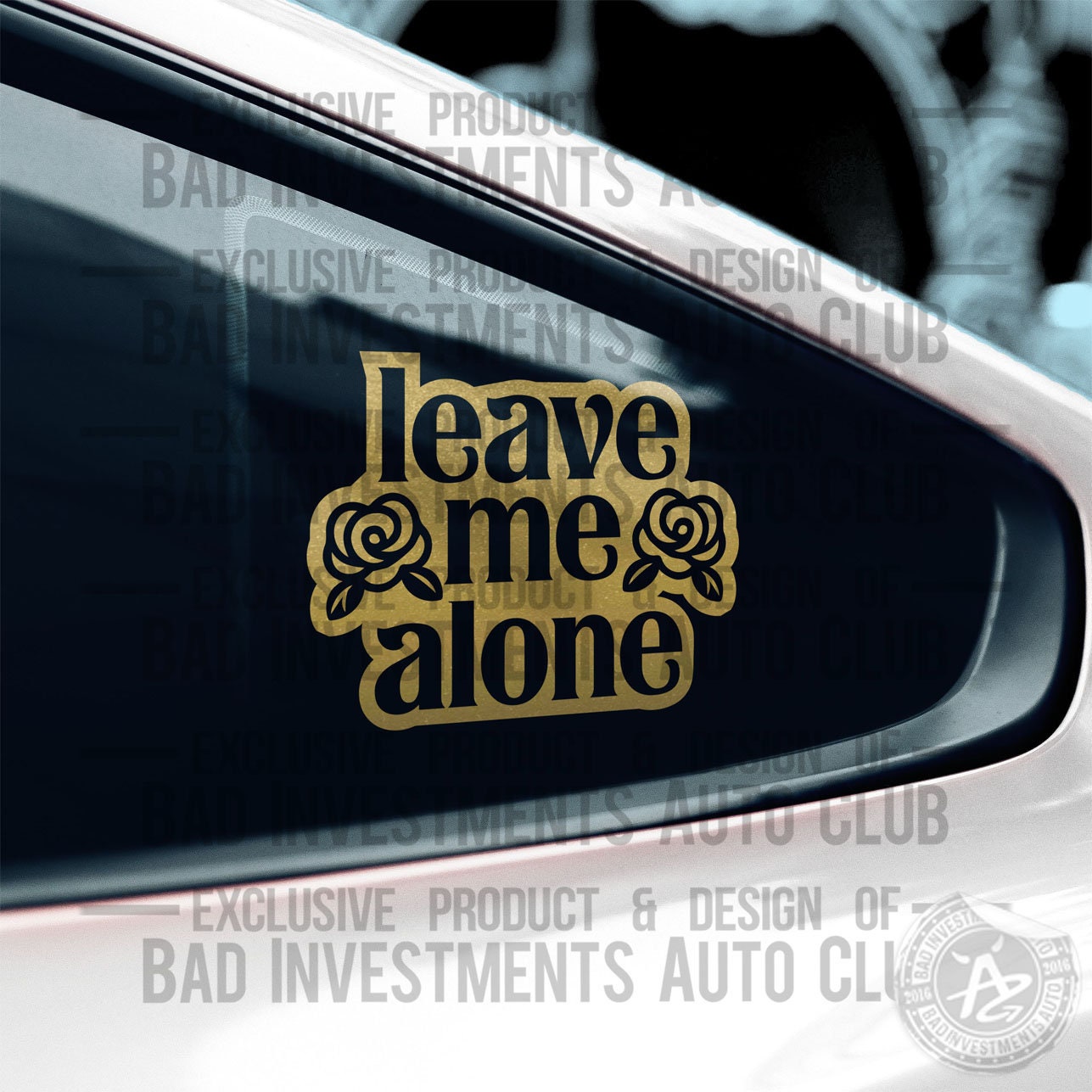 Leave Me Alone Sticker JDM Stickers Sad Decal Car Sticker | Etsy