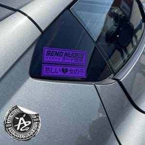 JDM Slap Sticker Pack, Anime Car Decal, Sticker Set, Kawaii Car Decal ...