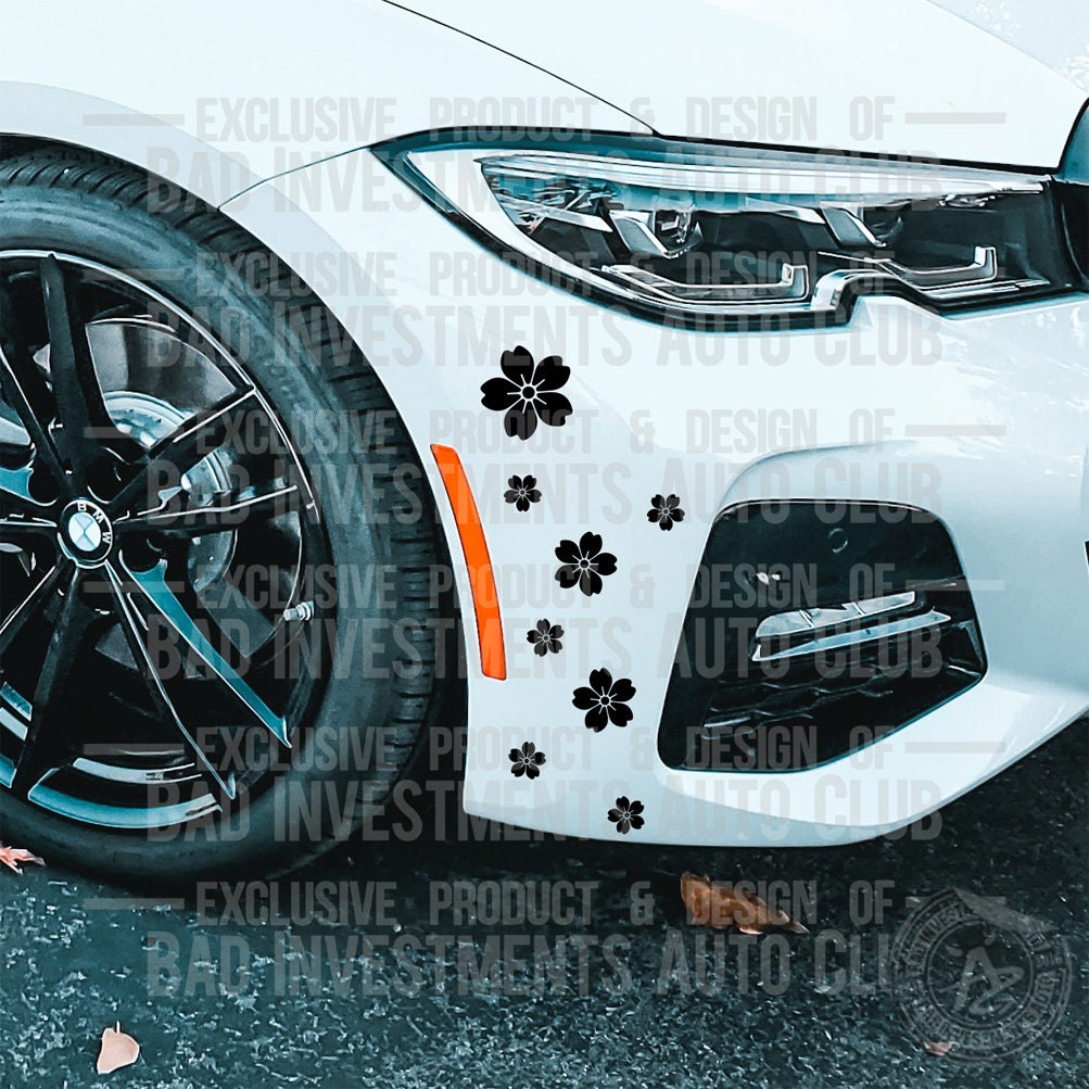 Individual Flowers Stickers JDM Stickers Cherry Blossom Car - Etsy