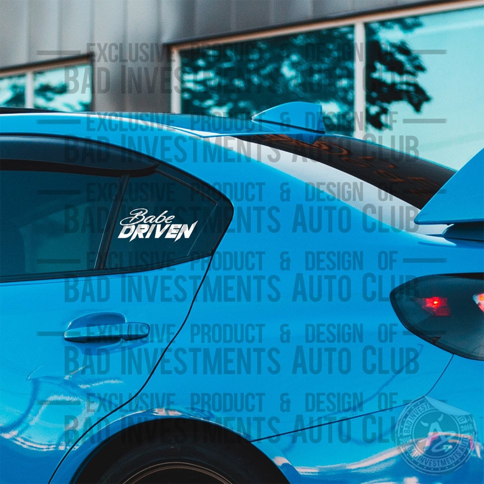 Babe Driven Decal JDM Stickers Car Girl Sticker Stickers - Etsy