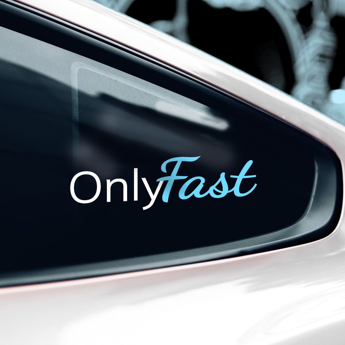 Only Fast Sticker Fast Sticker Live Fast Decal JDM | Etsy