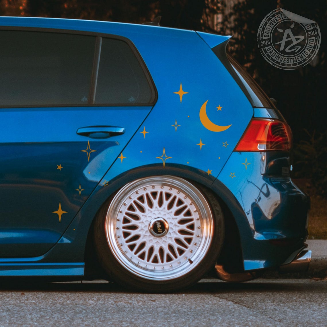 Cosmic Moon Stars Sticker Bundle, Vinyl Decal Sticker, Sticker Pack Car ...