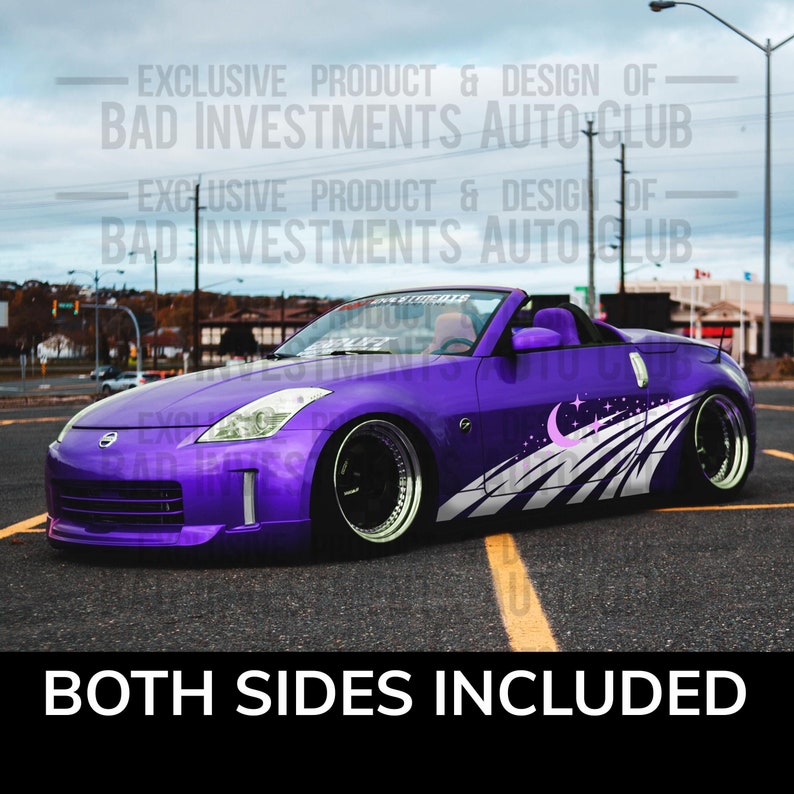 X2 Cosmic Livery Car Decal Side Graphics Car Wrap Graphics - Etsy