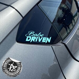 Babe Driven Decal, JDM Stickers, Car Girl Sticker, Stickers for Women ...