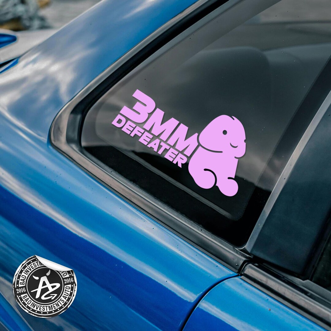 3mm Defeater NSFW Prank Decal, Smut Stickers, Penis Decal, Party Decal ...