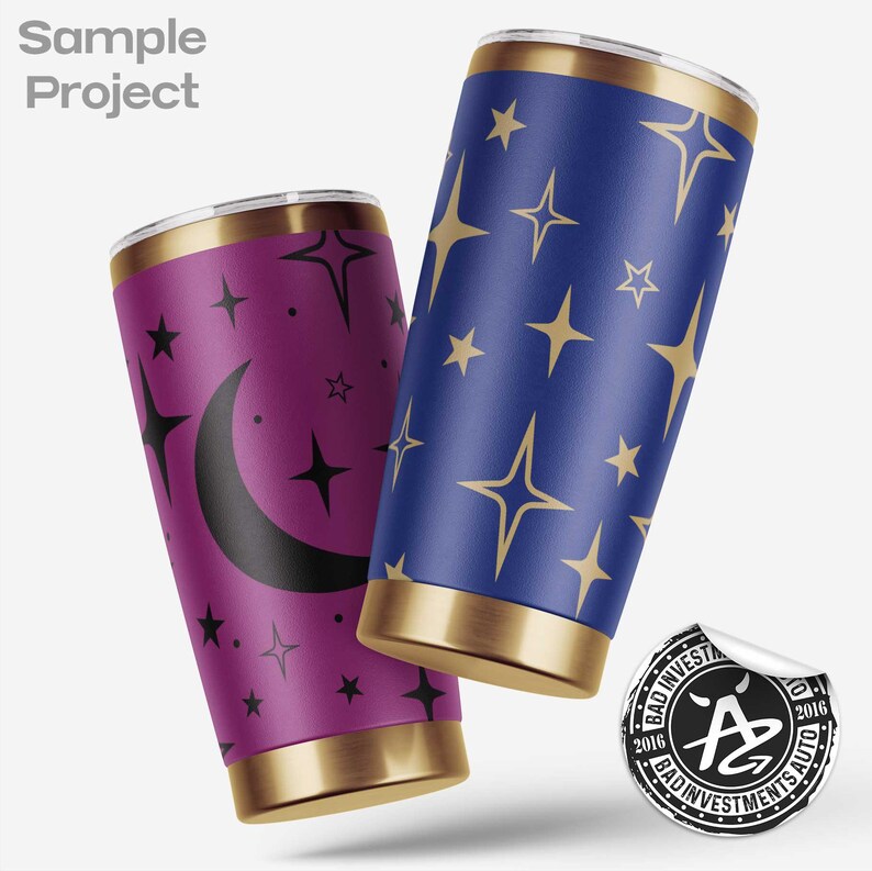 Cosmic Stars Digital Download, Star Pattern Art Pdf, Galaxy Vinyl Decal ...