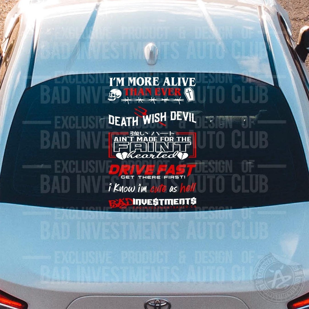 Dark Sticker Bundle, JDM Sticker Pack, Bumper Sticker, Trendy Decal ...