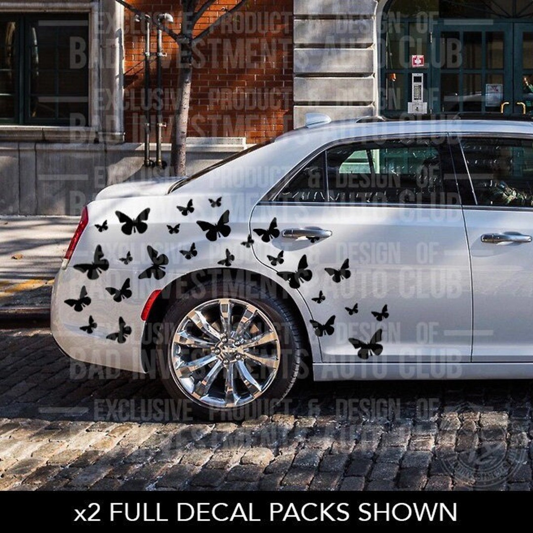 Butterfly Car Decals, JDM Stickers, Car Decal, Car Decals for Women ...