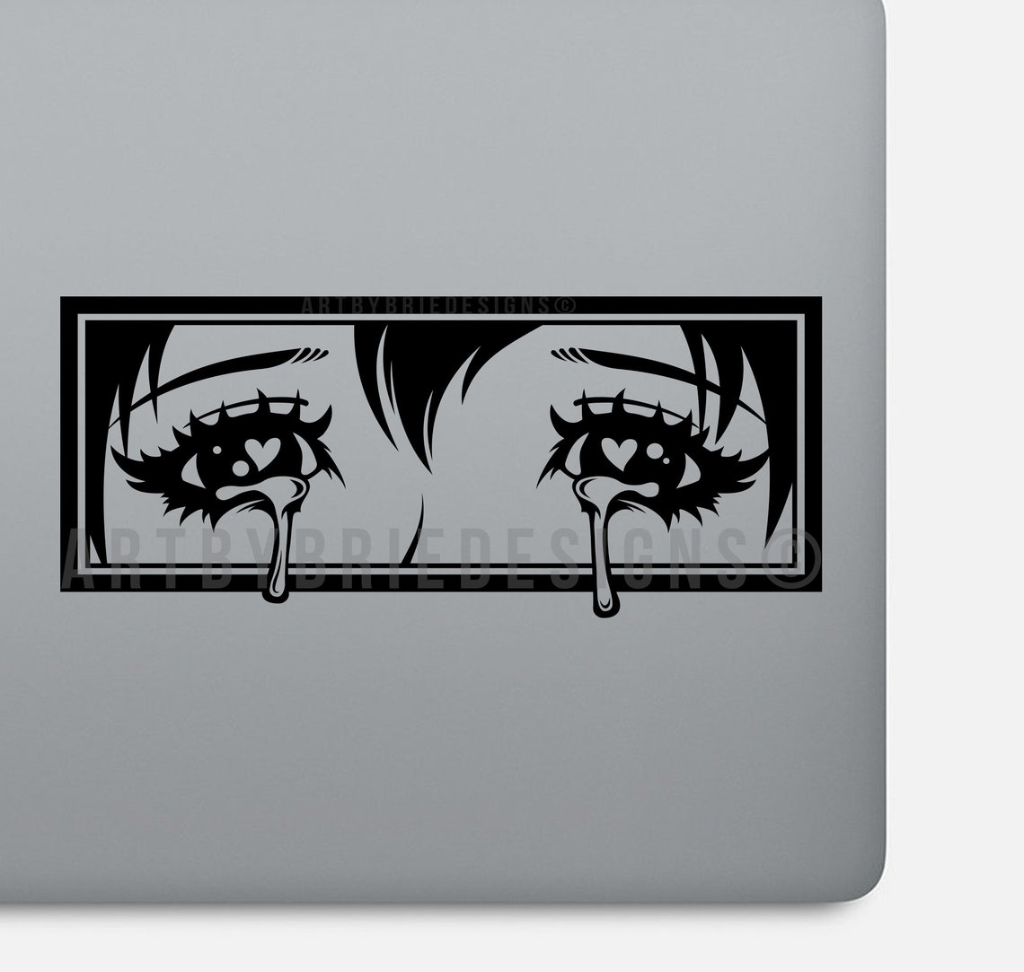 Crying Girl Decal Anime Car Decal JDM Stickers Kawaii Car | Etsy