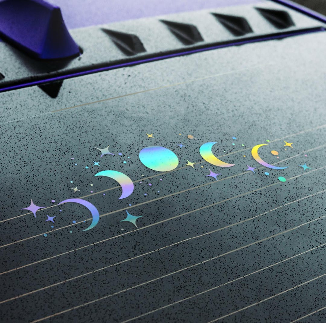 Moon Phases Sticker, JDM Stickers, Trendy Decal, JDM Car Accessories ...