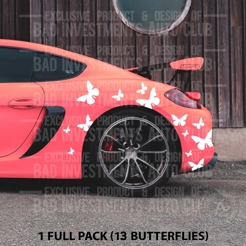 Butterfly Car Decals JDM Stickers Car Decal Car Decals for - Etsy
