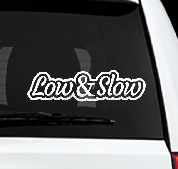 Low Slow Decal Slow Car Club JDM Sticker Car Guy Gift Side | Etsy UK