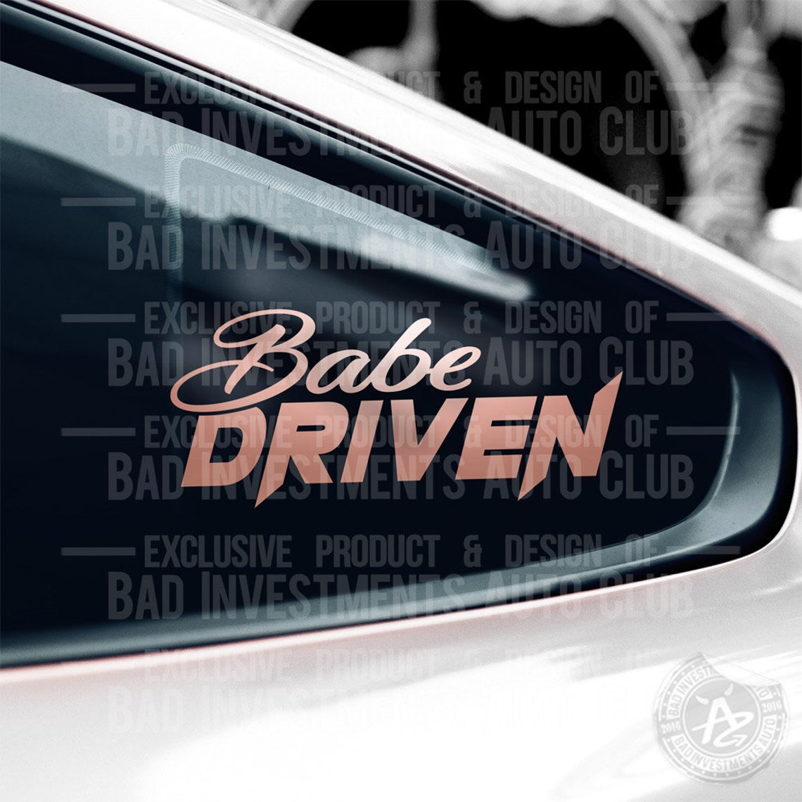 Babe Driven Decal JDM Stickers Car Girl Sticker Stickers - Etsy