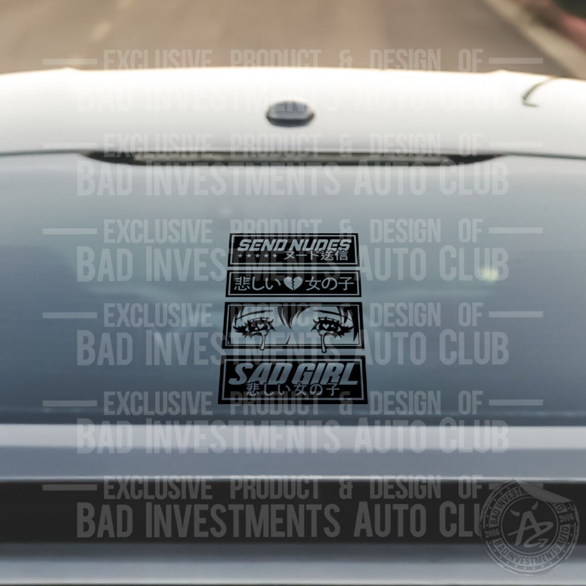 JDM Sticker Pack Anime Car Decal JDM Stickers Sticker | Etsy