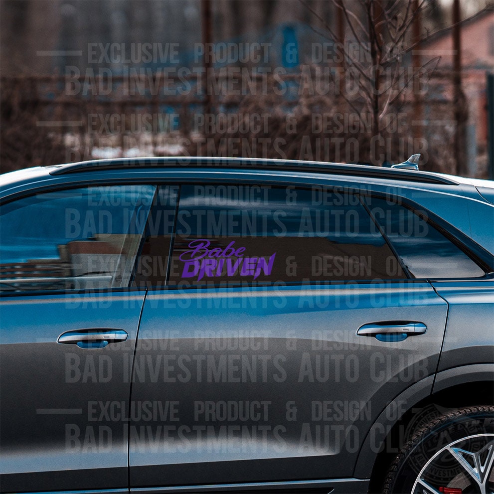Babe Driven Decal JDM Stickers Car Girl Sticker Stickers - Etsy