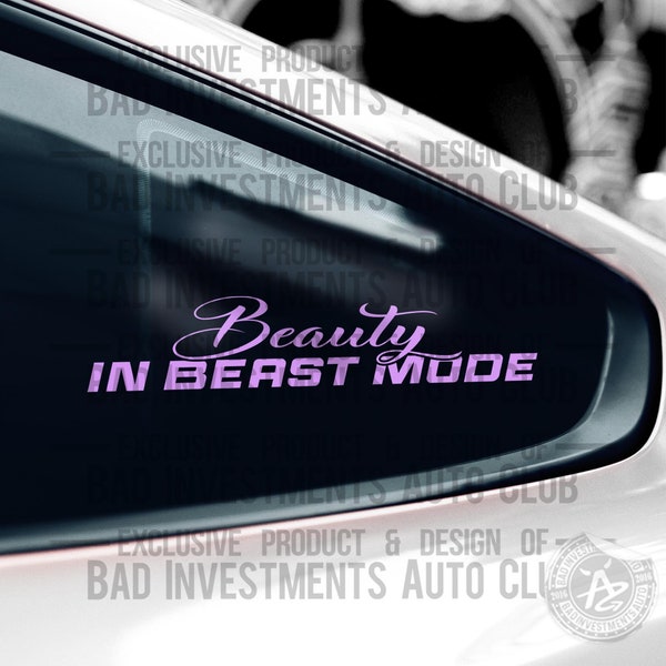 Beast Mode Decal - Etsy