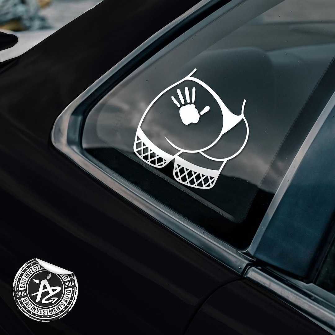 Adult Sticker, Butt Sticker, Windshield Decal, Lewd Sticker, Car Decals ...